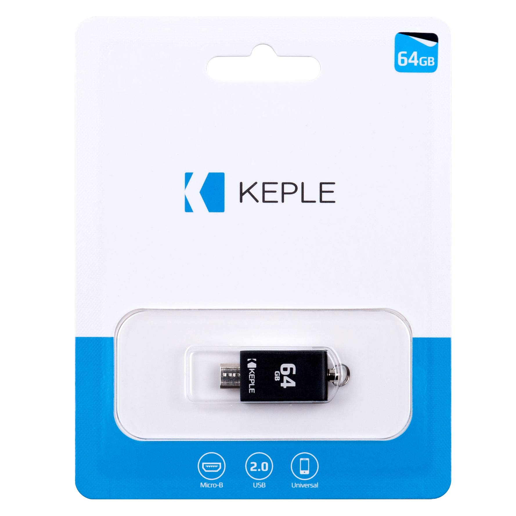 64GB USB Stick OTG to Micro USB 2 in 1 Flash Drive Memory Stick 2.0 Compatible with Motorola Moto G6 Play / G5, G5 Plus / G4 / E5, E5 Play, E5 Play Go, E5 Plus | 64 GB Pen Drive Dual Port