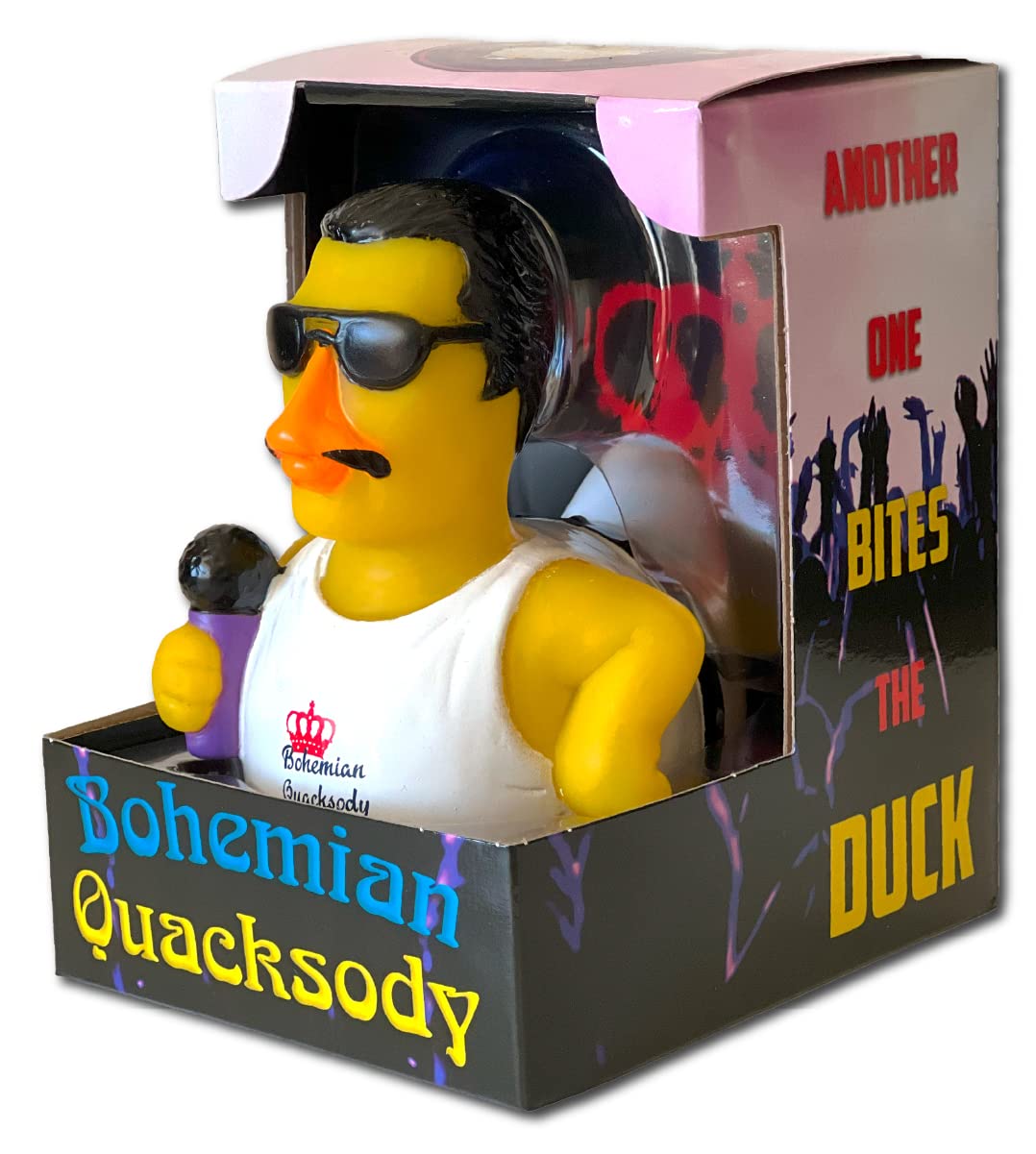 CelebriDucks - Bohemian Quacksody - Floating Rubber Ducks - Collectible Bath Toys Gift for Kids & Adults of All Ages