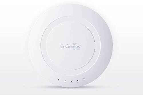 EnGenius 802.11ac 3x3 Dual Band, high-powered, long range, 28 dBm, Indoor Ceiling-Mount Wireless AP with integrated Antennas, gigabit port, (EAP1750H)