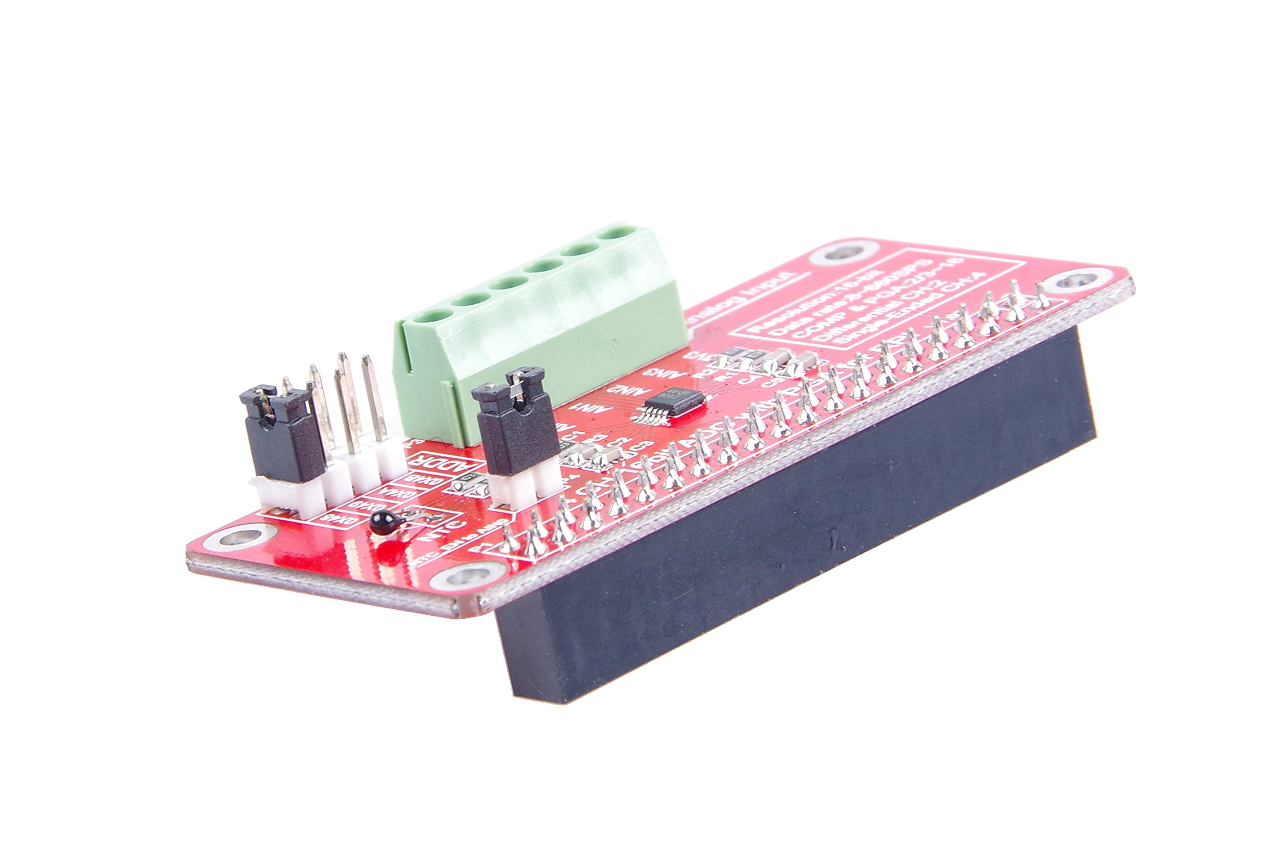 KNACRO 4-Channel 16Bit ADC with PGA for RPI Raspberry PI 16 Bits I2C ADS1115 Module ADC 4 Channel for Raspberry Pi 3/2 Model B/B+