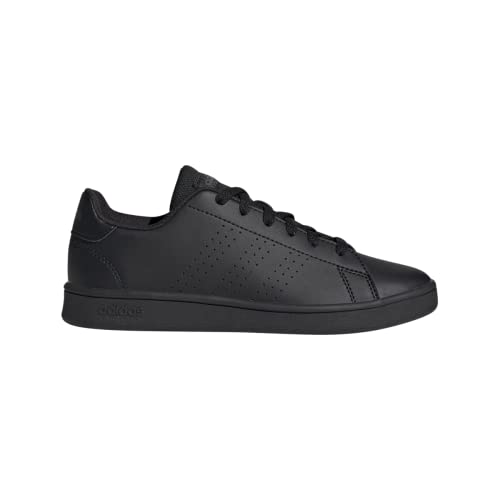 adidas unisex-child Advantage, Black/Black/Grey, 11 US medium