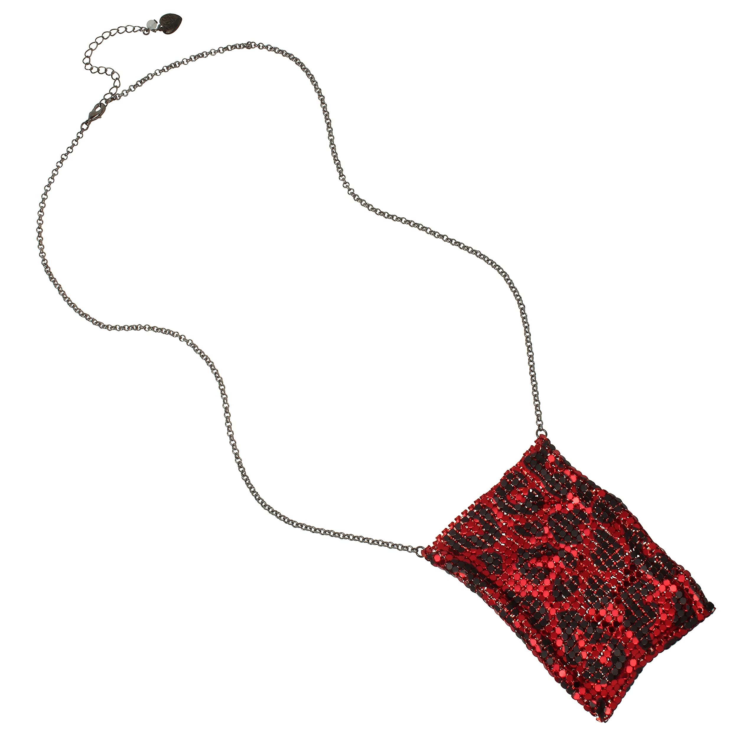 Betsey Johnson Leopard Neck Purse