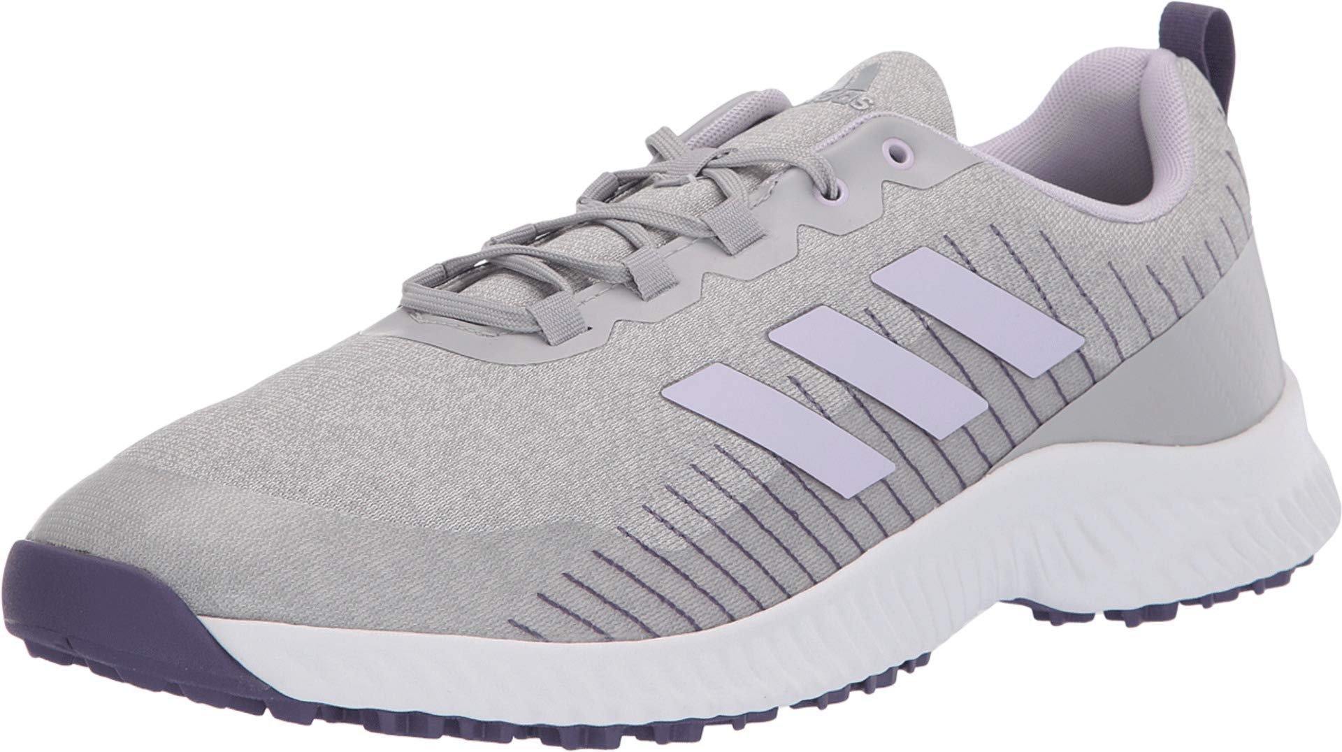 adidas Women's W Response Bounce 2 SL Golf Shoe, Footwear White/Purple Tint/Grey Two, 10 Medium US