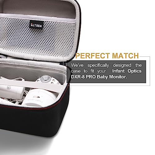 LTGEM EVA Hard Case for Infant Optics DXR-8 PRO & HelloBaby Baby Monitor - Travel Protective Carrying Storage Bag