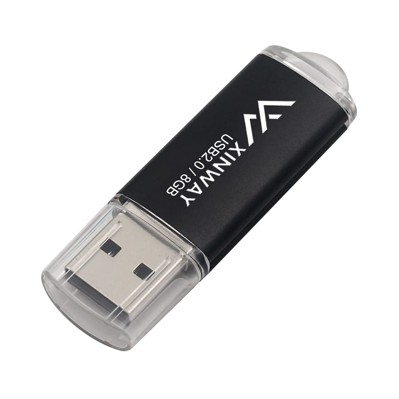 XINWAY 32GB USB 2.0 Flash Drives Thumb Drives Memory Stick Jump Drive Zip Drive, 2 Pack Mixed Colors: Black Blue
