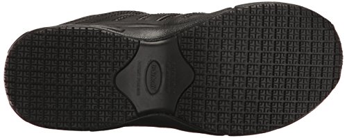 Dr. Scholl's Shoes Women's Kimberly II Slip Resistant Work Sneaker,Black Leather,6