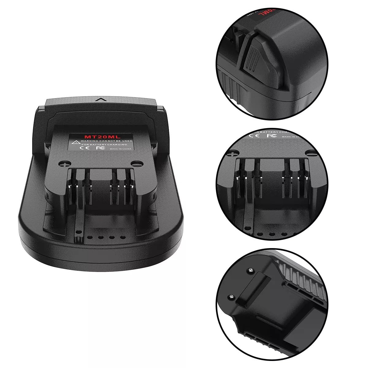 Adaptor MT20ML for Makita 18V-20V to for Milwaukee 18V Li-Ion Battery