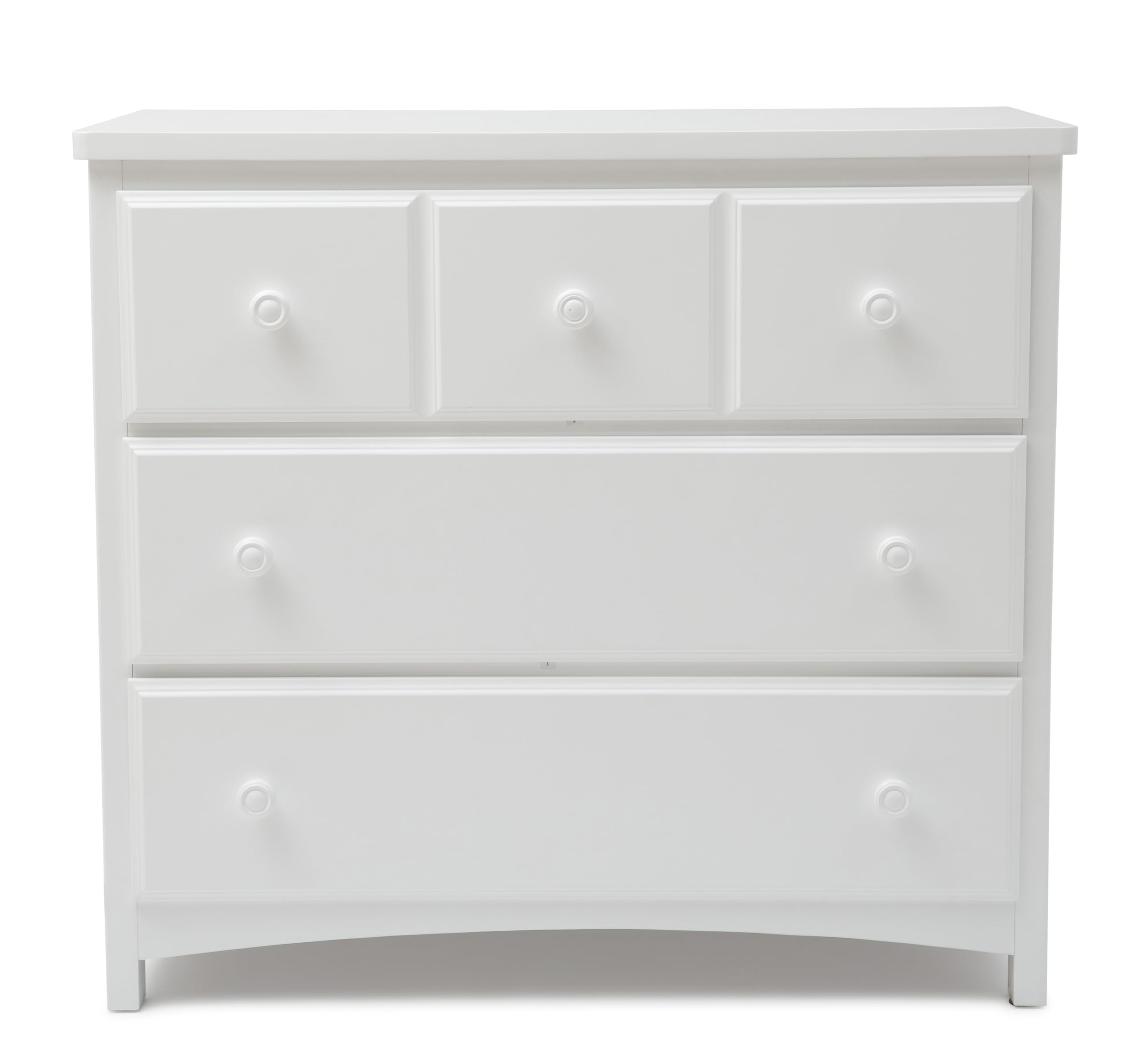 Delta Children 3 Drawer Dresser, Greenguard Gold Certified, White
