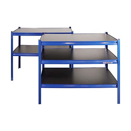 Pro-LifT Garage Storage Shelves - Heavy Duty 5-Tier Adjustable Metal Wire Shelving Units with 4000 lbs Total Capacity for Garage Basement Racking Organization - 72" H X 48" W X 18" D
