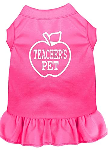 Mirage Pet Products 57-51 XXLBPBPK Pink Teachers Pet Screen Print Dress Black with Bright, XX-Large