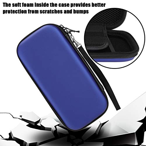 Demeras Lite Game Storage Bag, Game Consloe Carrier Scratch Resistant Anti-Collision,Anti-Fall for Women for Outdoor for Men for Travel(Blue)