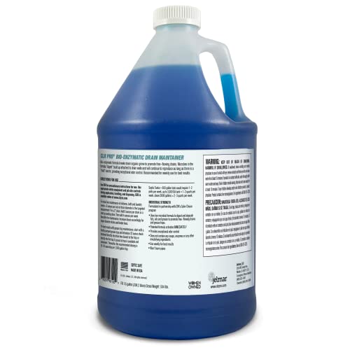 CLR PRO Commercial Drain Maintainer and Grease Trap Treatment, Preventative Maintenance Bio Enzyme Formula, Reduces Odor and Breaks Down Grease, 1 Gallon Bottle