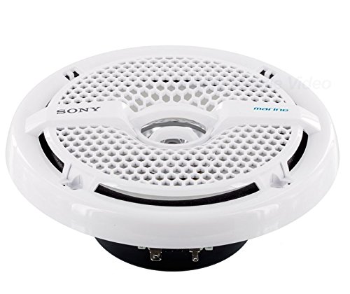 Sony XSMP1621 6 1/2-Inch coaxial 2-way Marine Speaker,White