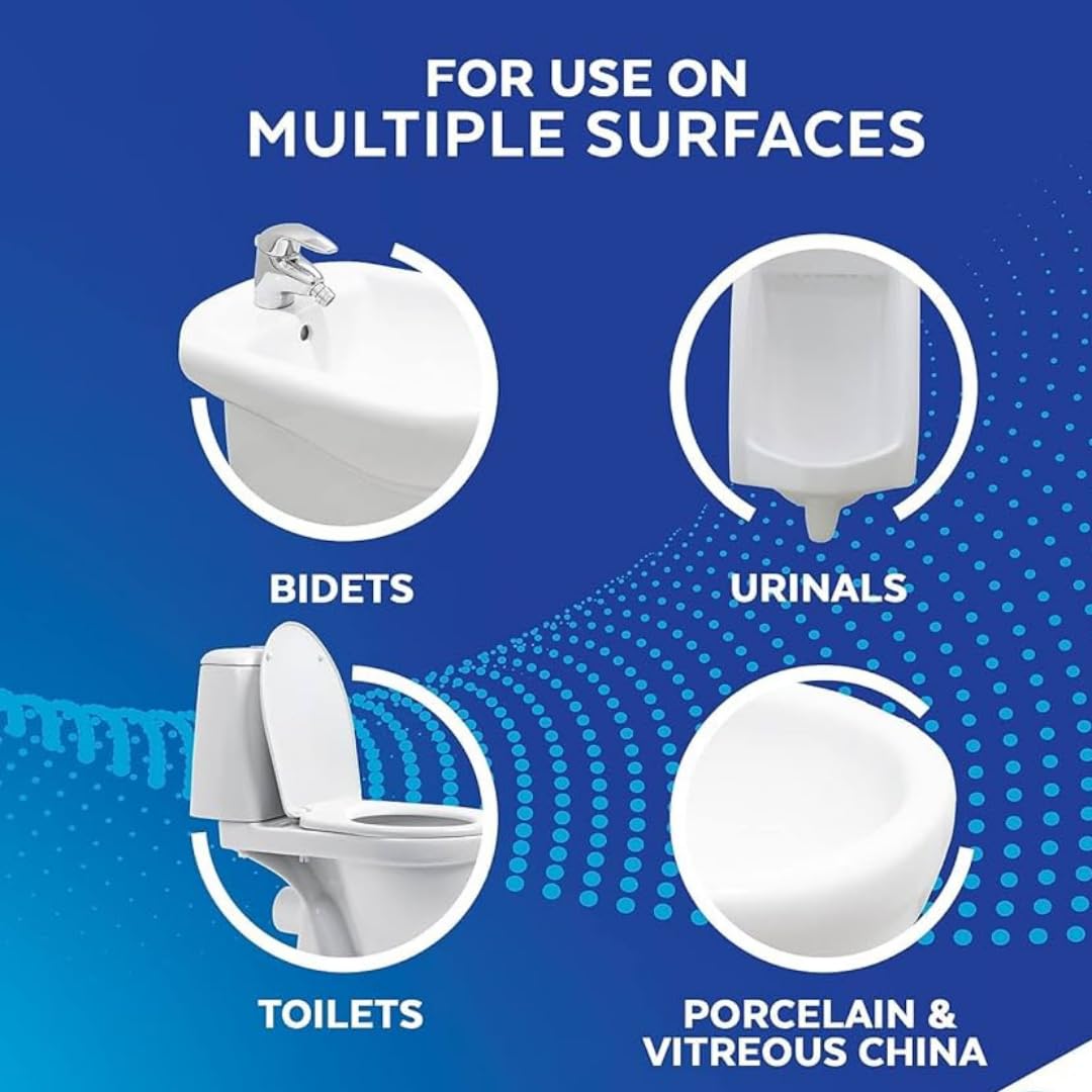 4PK Lysol®' Power Clinging Gel Toilet Bowl Cleaner ADVANCED 32FL Oz EACH - 128FL Oz TOTAL + 2pk Microfiber Cleaning & Dust Removal Gloves + 1 Plastic V-Type Toilet Brush