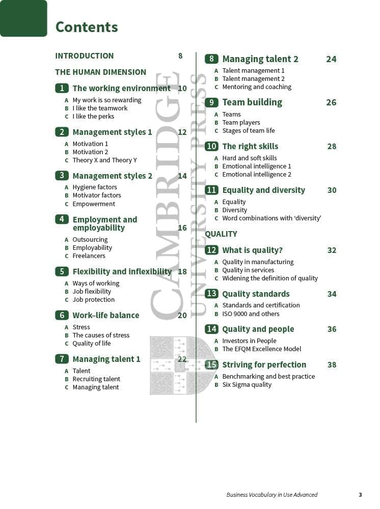 Business Vocabulary in Use: Advanced Book with Answers
