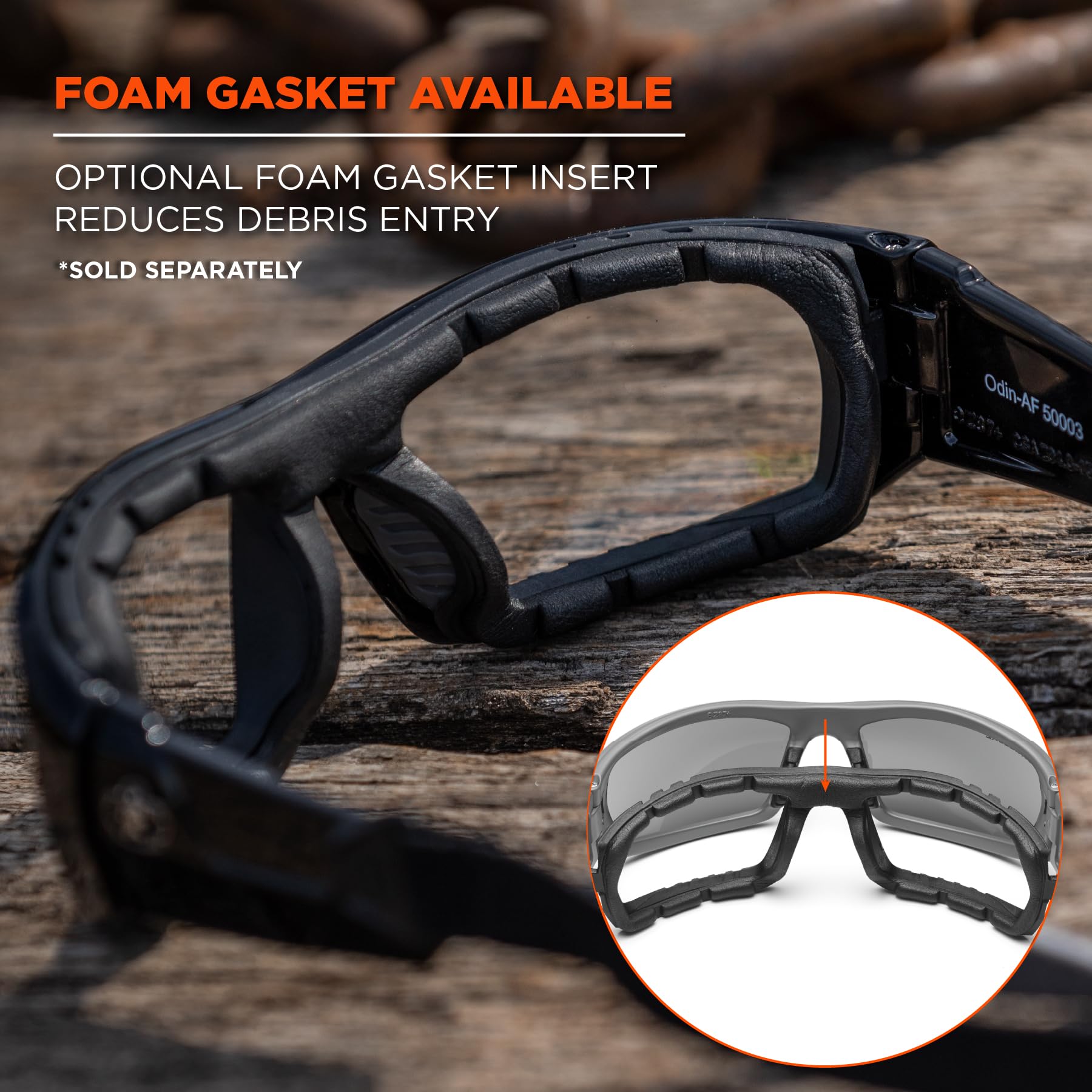 Ergodyne - Odin Anti-Fog In/Outdoor Lens Black Safety Glasses (50083)