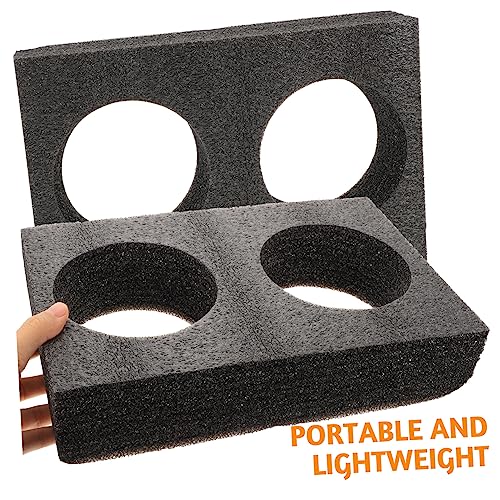Alipis 4 pcs Takeaway Cup Holder Door Dash Beer Pong Pool Float Floating Drink Holder for Pool Milk Tea Packing Tray Foam Pool Floats Takeout Bowl Racks Drink Cup car epe Pearl Cotton