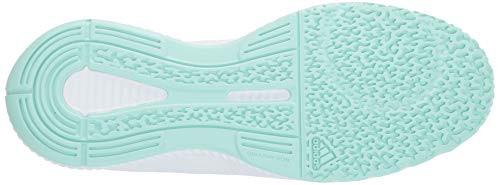 adidas Women's Crazyflight Bounce 2 Shoes, White/Clear Mint/Clear Mint, 14 M US