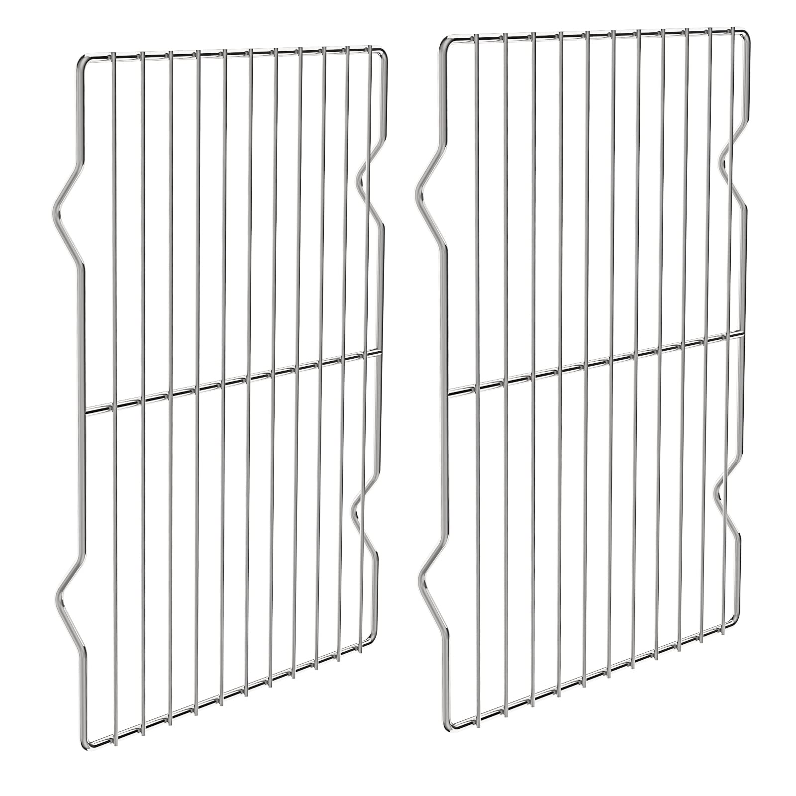 Adorila 2 Pack Cooling Rack for Baking, 8.7" x 6.3" Stainless Steel Grill Rack, Baking Rack for Baking Cooking Roasting Oven Use