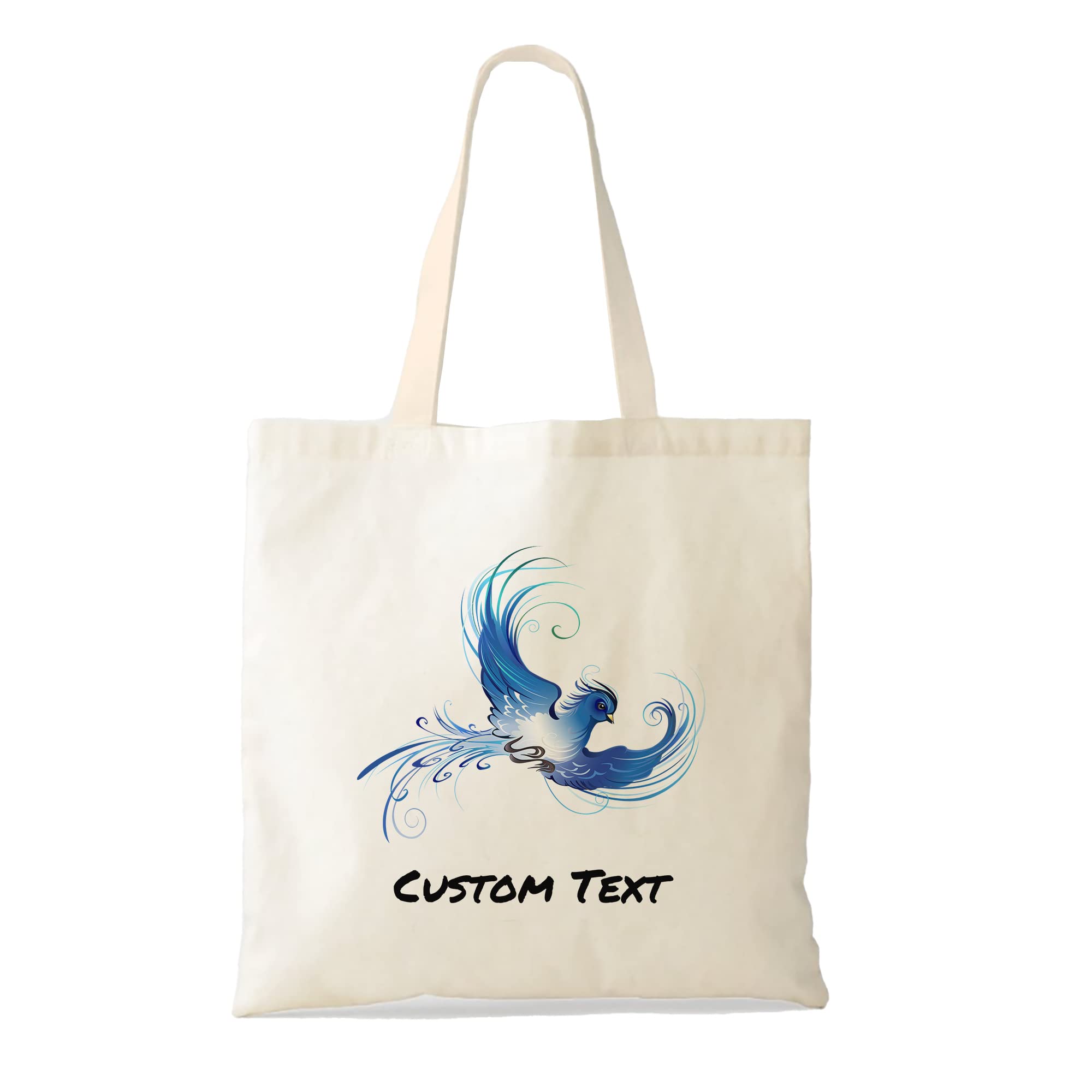 Dancinggoods Personalized bird Cotton Tote Bag with handle for Animals Lovers Series 7, Canvas Bag