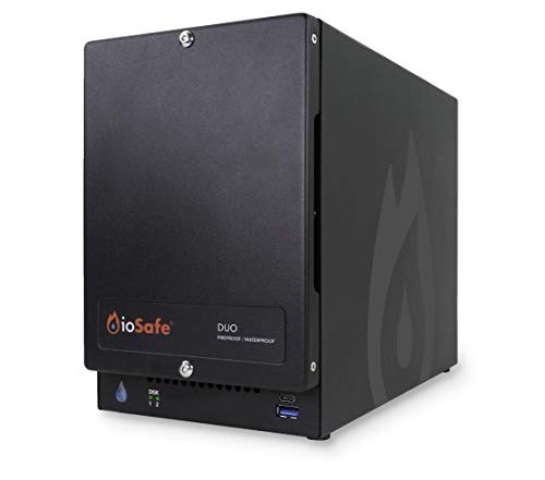 ioSafe Duo RAID 1 USB 3.2 Fireproof/Waterproof Desktop Hard Drive (16TB (2x8TB))