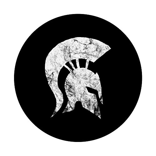 Sparta Soldier Leonidas Spartan Gladiator Helmet Warrior PopSockets PopGrip: Swappable Grip for Phones & Tablets