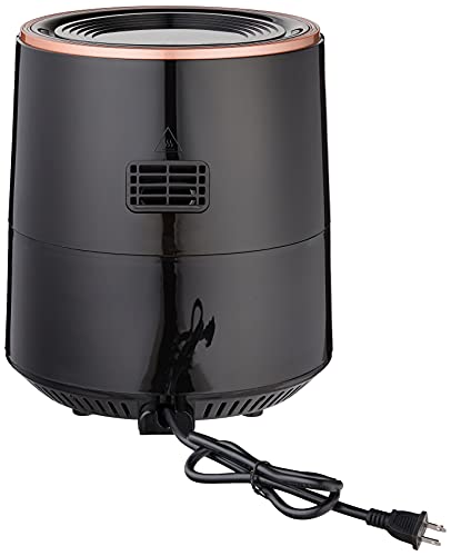 GoWISE USA GW22955 7-Quart Electric Air Fryer with Dehydrator & 3 Stackable Racks, Digital Touchscreen with 8 Functions + Recipes, 7.0-Qt, Black/Copper