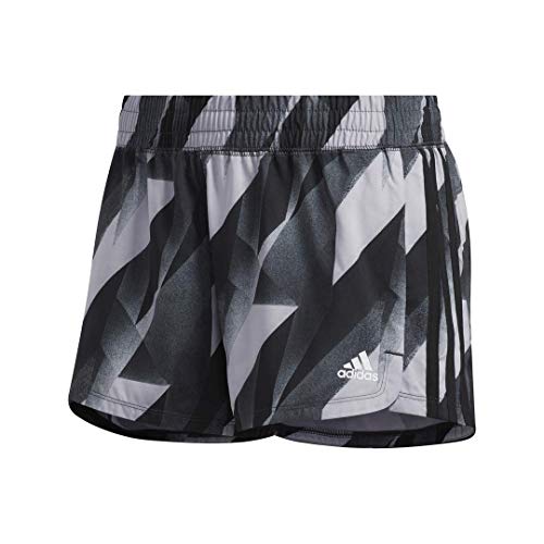 adidas womens Pacer 3-Stripes Here To Create Shorts Black/Black X-Large
