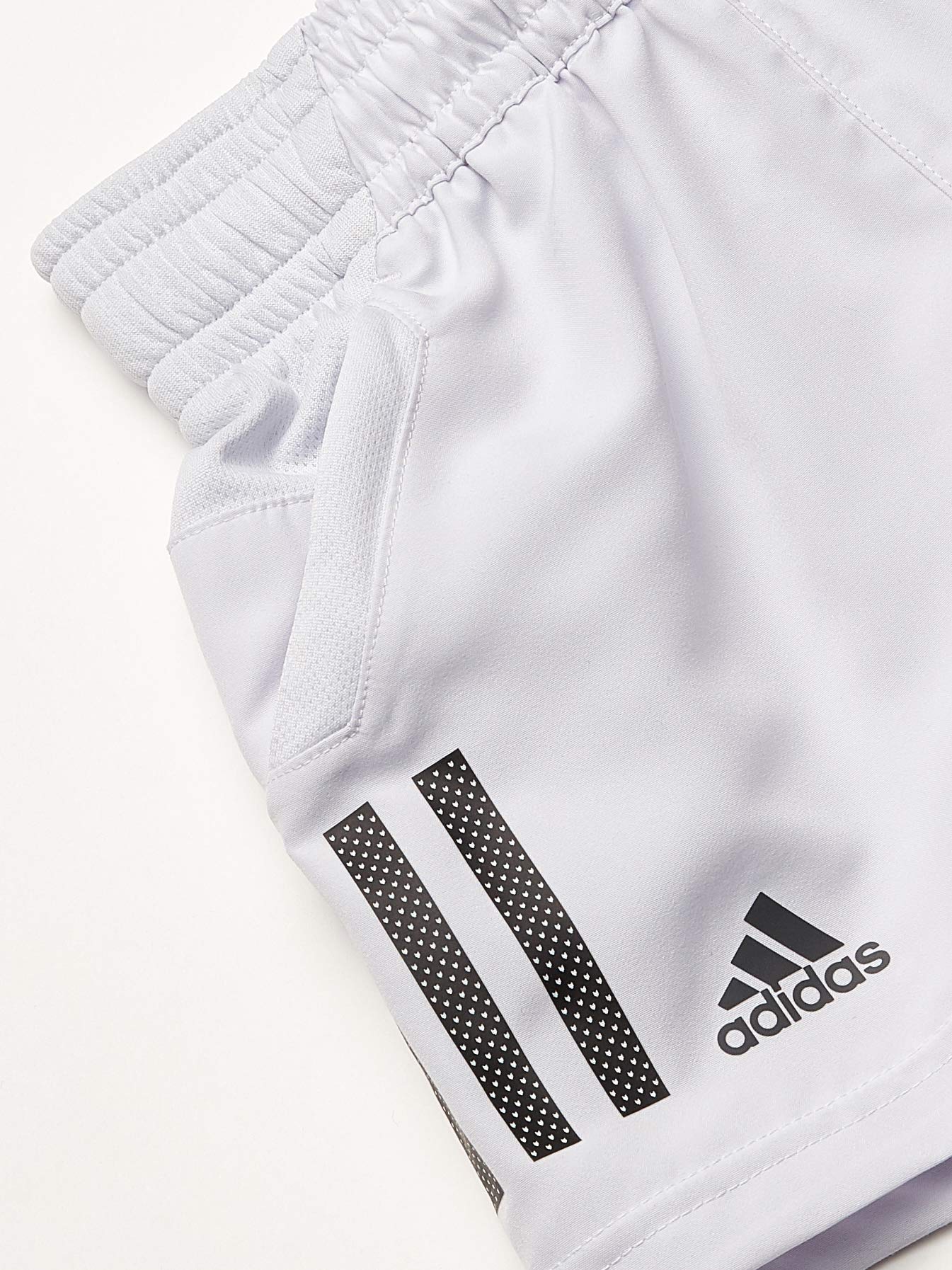 adidas Boys Club 3 Stripes Short, Dash Grey/Grey Six, Large
