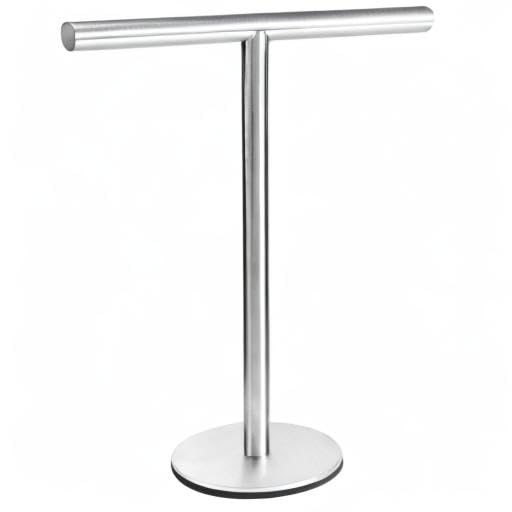 Bathroom Hand Towel Holder Stand,T-Shape Hand Towel Holder Stand SUS304 Stainless Steel for Bathroom,Kitchen or Vanity Countertop(2Pack)