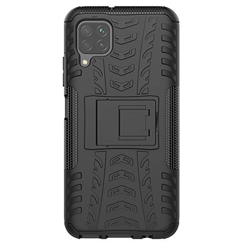 WenTian Huawei P40 Lite/Nova 7i Case, CaseExpert® Heavy Duty Shockproof Rugged Impact Armor Hybrid Kickstand Protective Cover Case for Huawei P40 Lite/Nova 6 SE Black