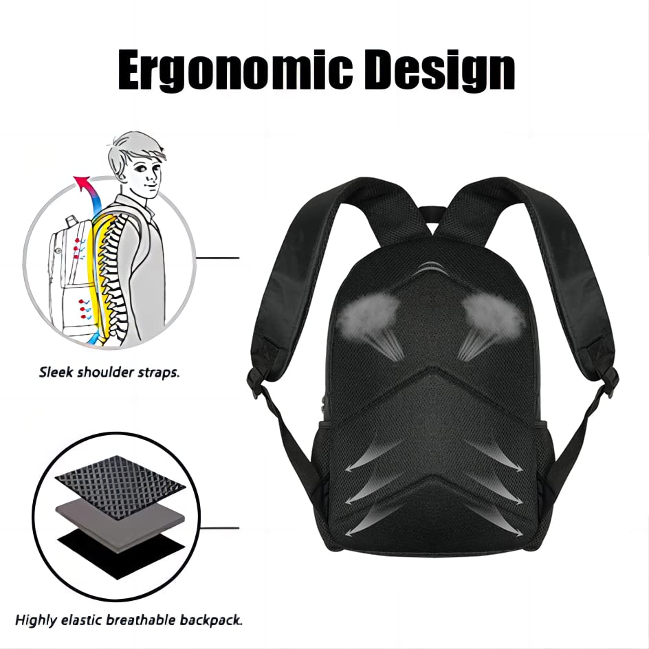 Cartoon 3D Printed Backpack,light And Large Capacity Travel Laptop Bags Anime Backpacks With Adjustable Straps
