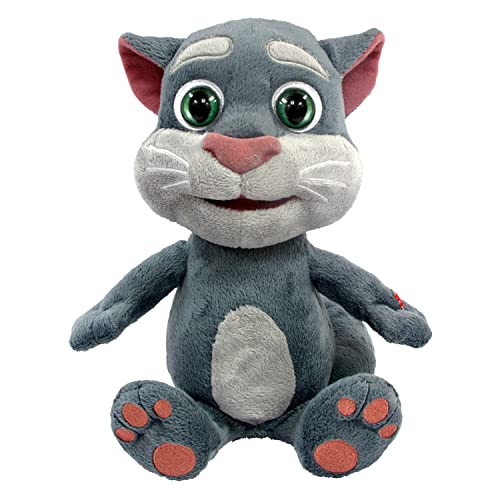 Relsy Talking Tom & Friends, My Talking Tom 12 Inch Plush Toy with Interactive Features, Talkback Talking Friends Stuffed Cuddly Plush Toy 12"
