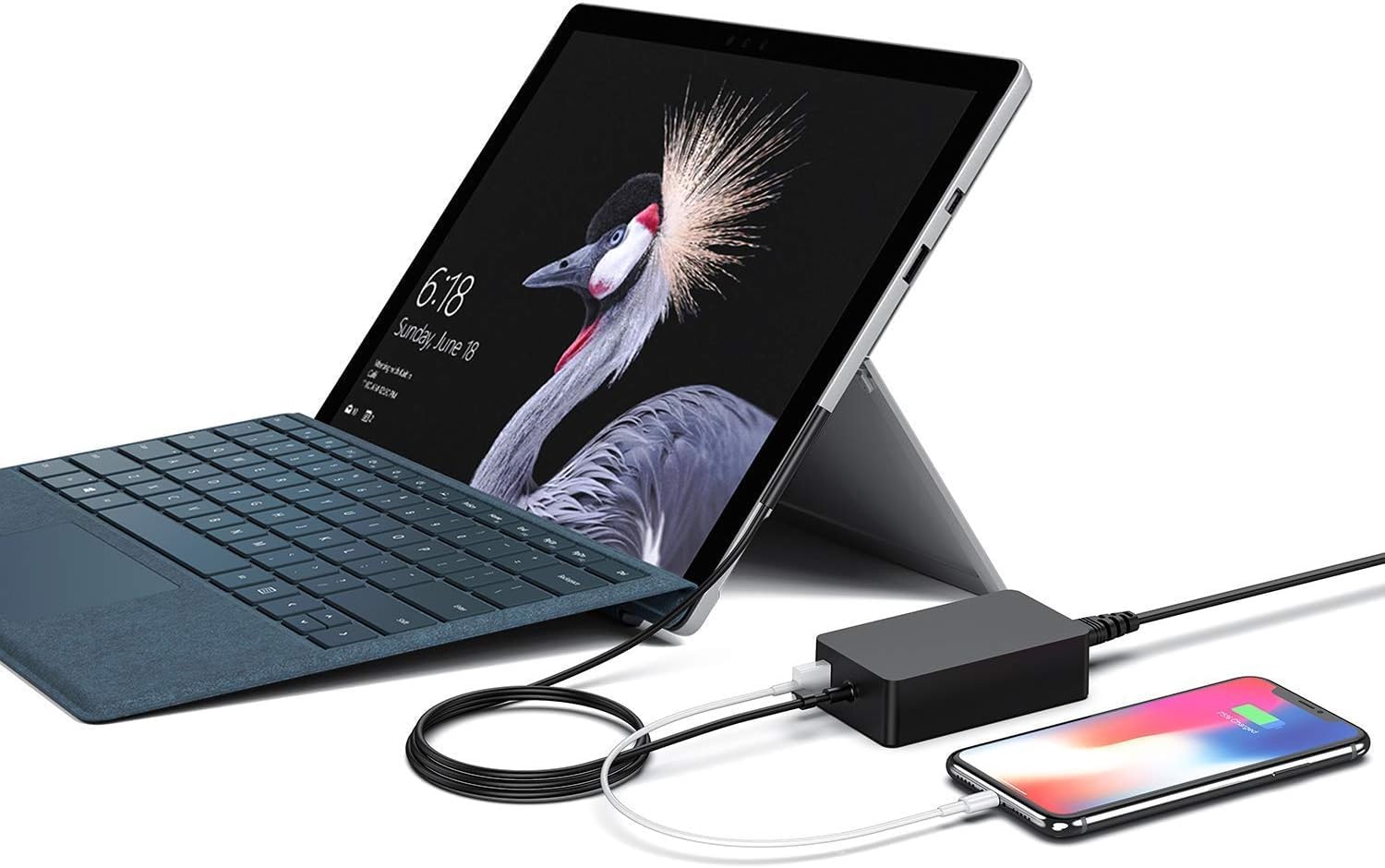 Surface Laptop Pro Charger 65W 44W 36W 24W Compatible with Microsoft Surface Pro 3/4/5/6/7/8/9/X Laptop 1/2/3/4 Go 1/2/3 Book 1/2/3 Power Supply Adapter