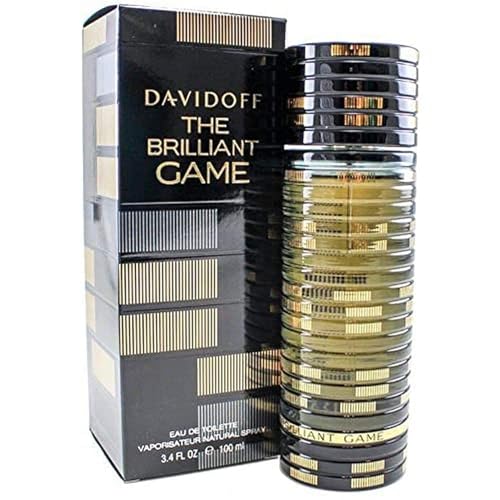 Davidoff The Brilliant Game Men's Eau de Toilette Spray, 3.4 Ounce