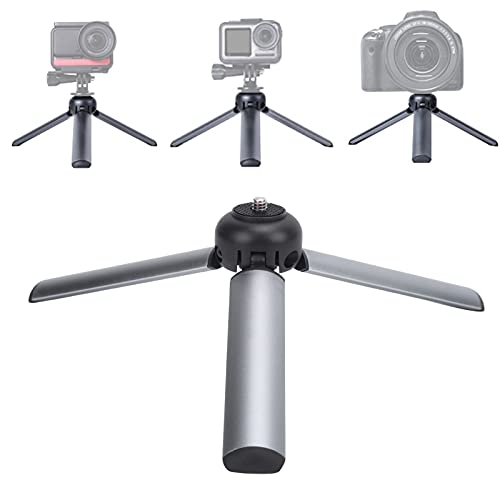Action Camera Tripod, Mini Foldable Tripod Scratch Resistant Nonslip for Mobile Phone for Sports Camera for Extension Rod