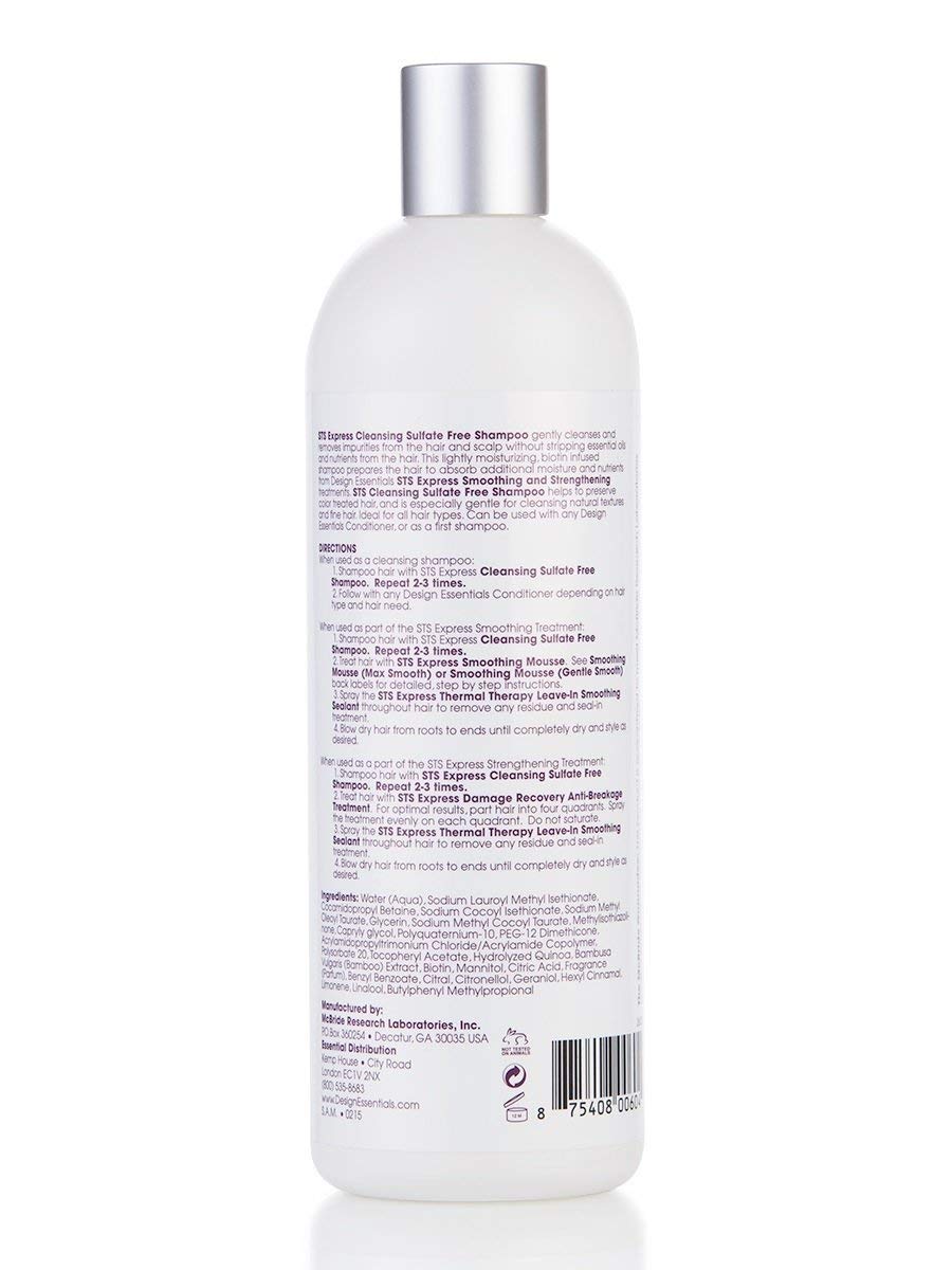Design Essentials Strengthening Therapy Sulfate Free Shampoo 16 oz