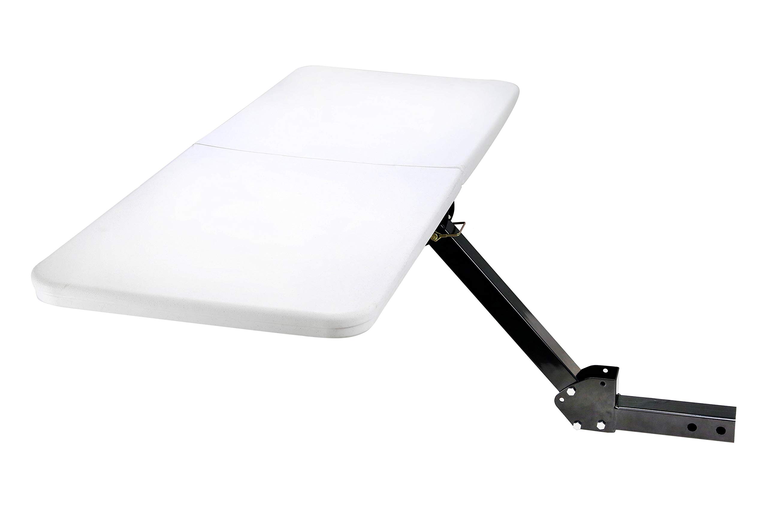 Adjustable Hitch Mount Tailgate Table for Camping Fishing Picnic Sport Events