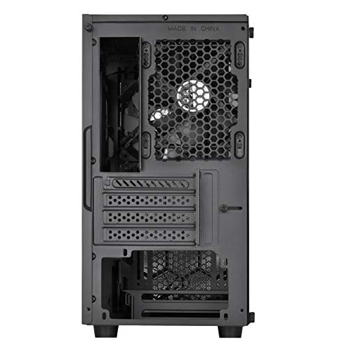 SilverStone Technology SST-PS15B-RGB Micro-ATX Computer Case with Tempered Glass and 2 X RGB Front Intake Fans PS15B-RGB