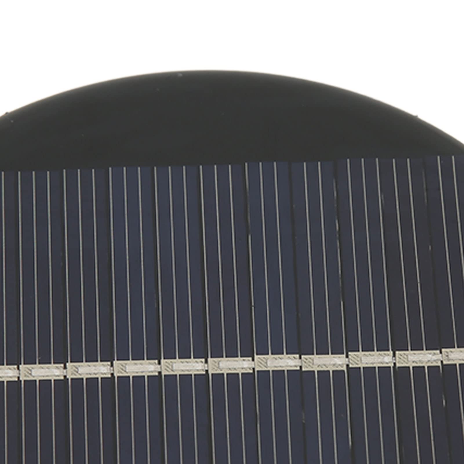 6V Solar Panel Waterproof Circular Solar Panel for Home Outdoor Use