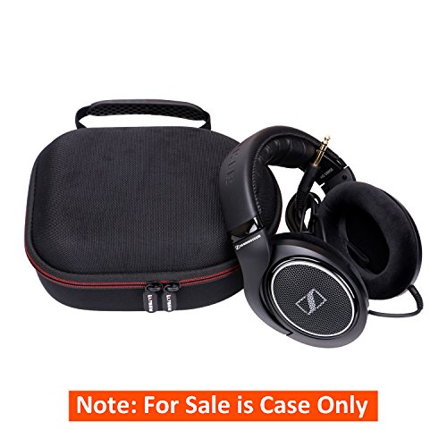 LTGEM Headphone Case for Sennheiser HD 599 SE / 560 S / 660 S / 600 / 450SE / 350BT Wireless Headphones(Black+Black)
