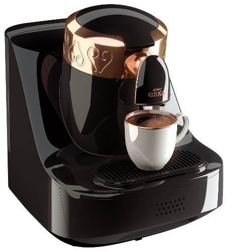 Arzum Okka Automatic Turkish/Greek Coffee Machine, USA 120V UL, Black/Copper (Gold)