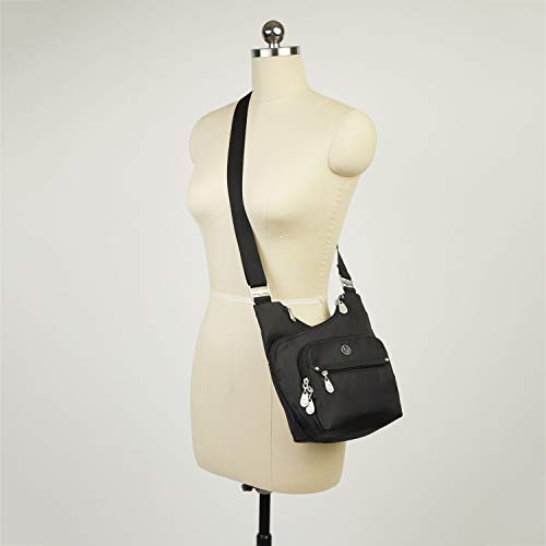 bg by baggallini Charlotte Crossbody Bag (Geo Floral Print)