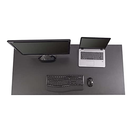 Stand Steady Tranzendesk 55 Inch Standing Desk | Height Adjustable Sit to Stand Workstation with Removable Crank Handle | Ergonomic Desk Great for Home & Office! (55.6"/ Black)