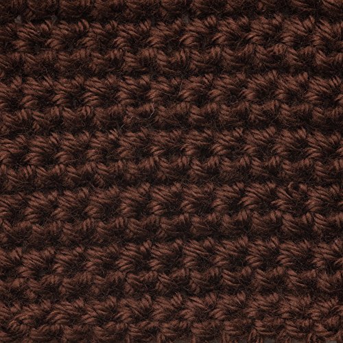 Caron Simply Soft Solids Yarn, 6oz, Gauge 4 Medium, 100% Acrylic, Chocolate - Machine Wash & Dry (H970039750)