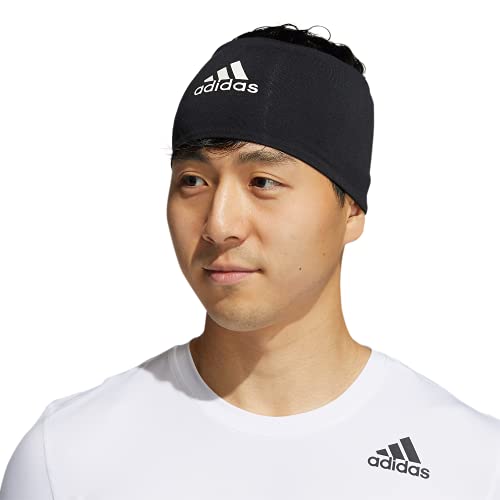 adidas Football Skull Wrap Headband, Black, One Size