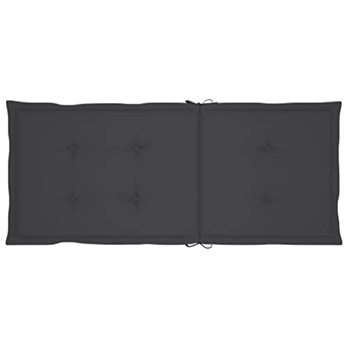 imasay Garden Chair Cushions 2 pcs Anthracite 47.2"x19.7"x1.2"