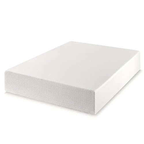 Best Price Mattress 14" Signature Green Tea Memory Foam Mattress, Queen, White