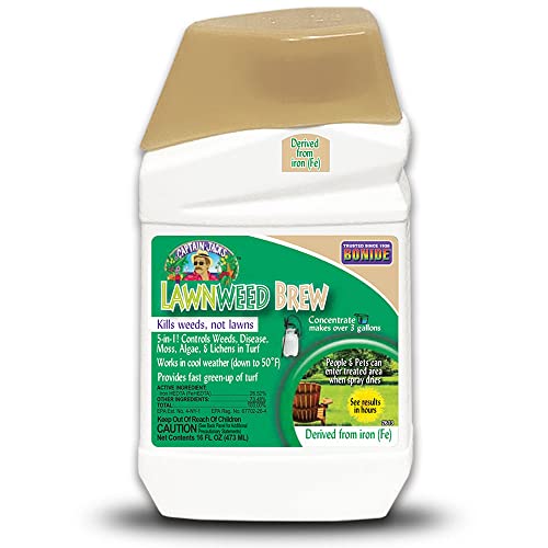 Captain Jack's 2613 5-in-1 Weed Killer, 16-oz. Concentrate - Quantity 1