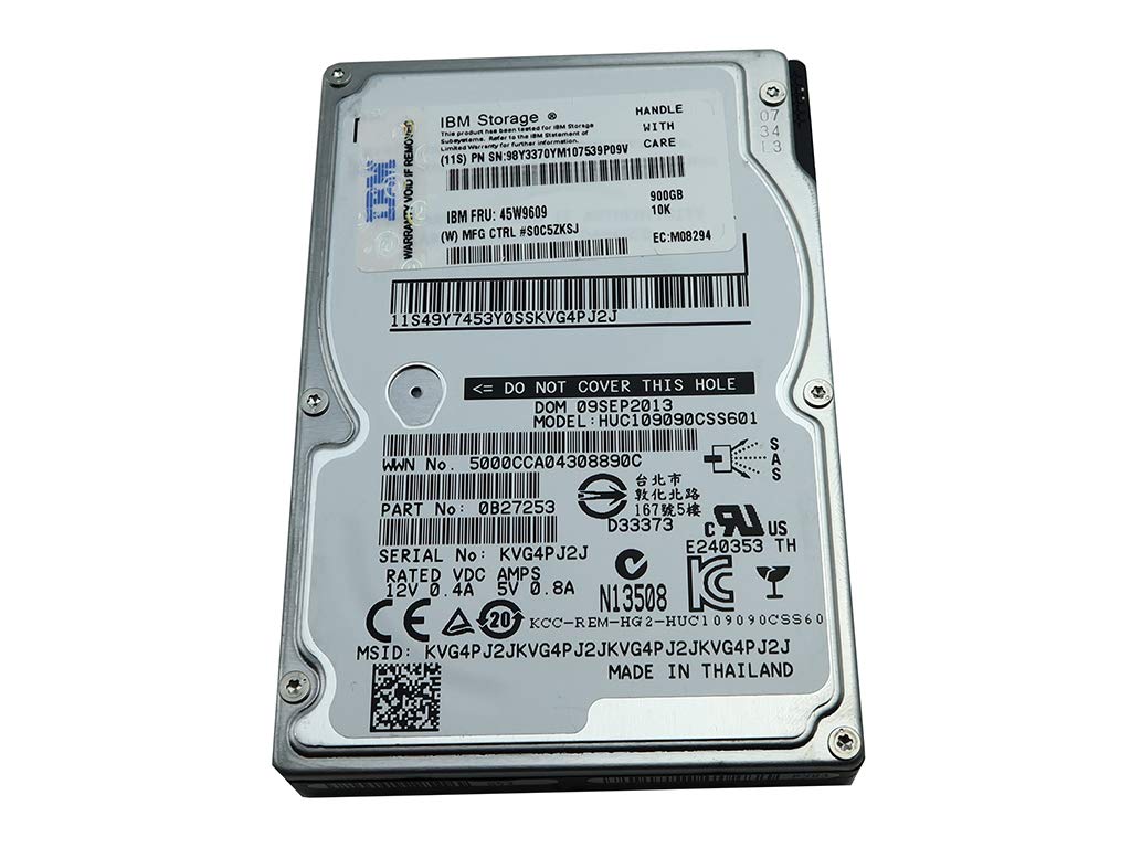 HUC109090CSS601 HITACHI 900GB 10K SAS SFF Hard Drive